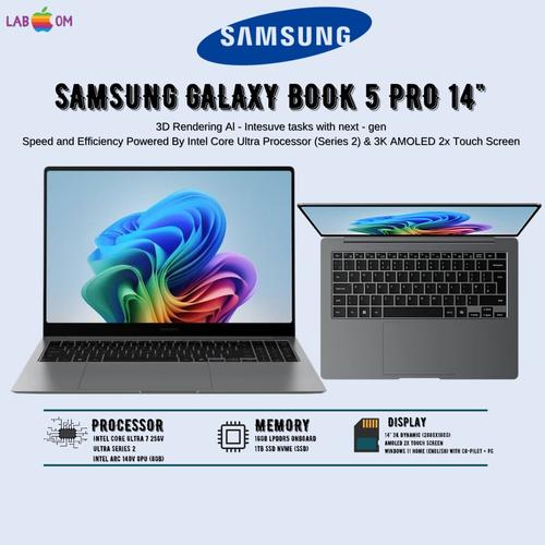 Jual SAMSUNG GALAXY BOOK5 PRO ULTRA 7-256V 16GB RAM 512GB SSD INTEL ARC ...