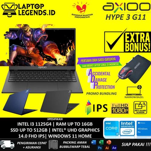 Jual Axioo Mybook Hype 3 Intel I3 1125G4 16gb 512gb 14.0 Fhd Ips Windows 11 FREE ADP - I3 1005G1 ...