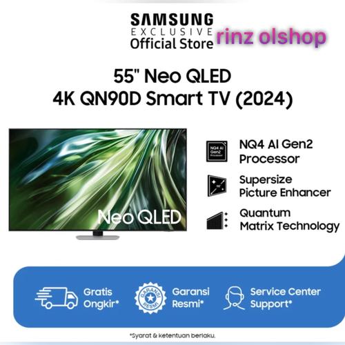 Promo LED TV SAMSUNG 55QN90D SMART TV NEO QLED 4K QN90D NQ4 AI GEN2 ...
