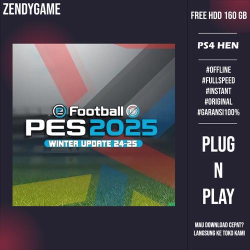 Jual HDD + PES 2025 Bitbox Patch PS4 | Game Bola PES 2025 | Bukan FC25 ...