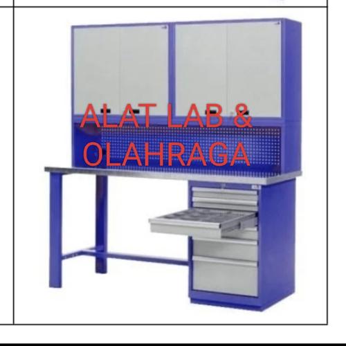 Jual MEJA KERJA STELL MKS-6 MEJA KERJA WORKSTATION BESI MEJA KERJA ...