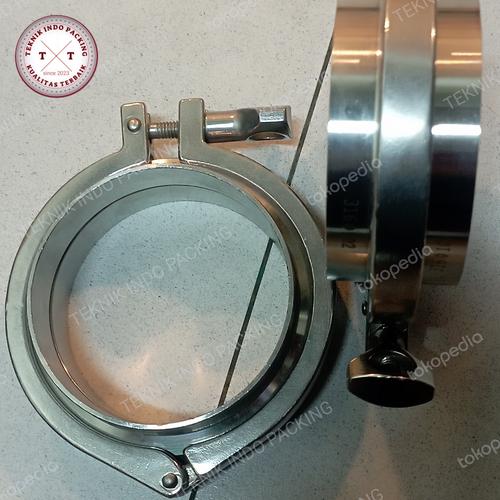 Jual Clamp Ferrule Sanitary Steinles stel 304 dia 4" nch - Jakarta ...