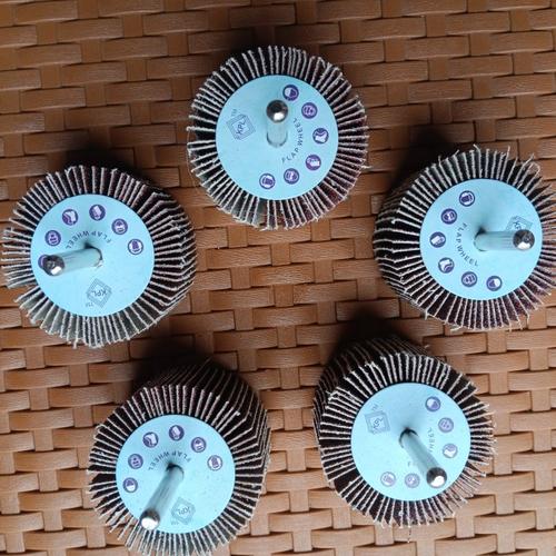 Jual Spindle Flap Wheel / Rotary fan grinder dia 60x40x6 mm grit 60 PO ...