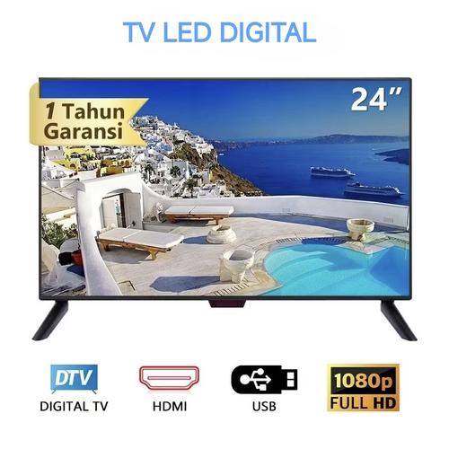 Jual LED TV DIGITAL 24 INCH BISA USB-HDMI-AV-DC - TV 20" SLIM - Kota ...