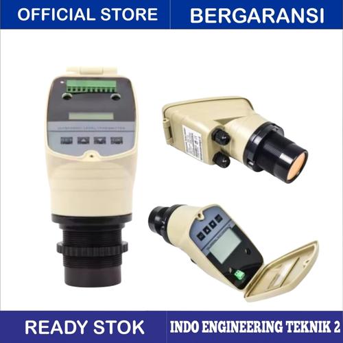 Jual Ultrasonic Level Tester 24VDC 0-10 Meter 4-20MA Liquid Water 24V ...