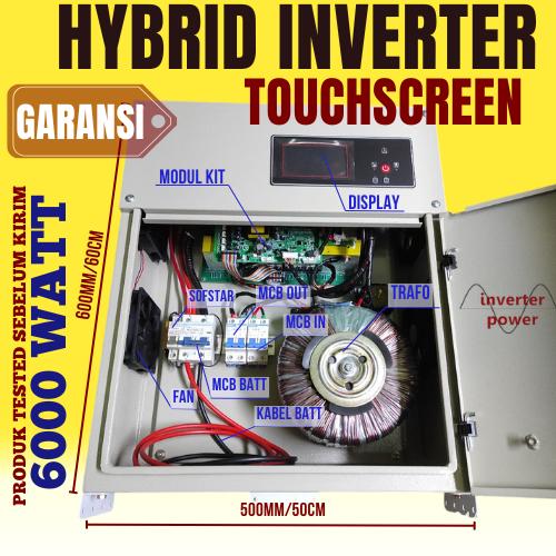 Jual INVERTER HYBRID LF 6.000W 48V LF INVERTER BOX PANEL - Tanpa MPPT ...
