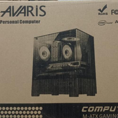 Jual CASING PC GAMING AVARIS MODEL TRANSPARAN SUDAH TERMASUK FAN LED ...