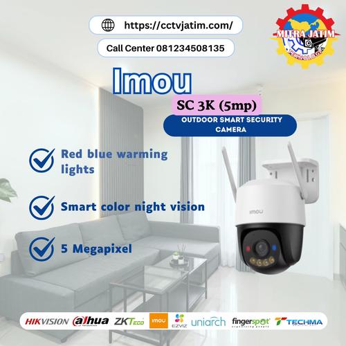 Jual Imou Cruiser SC 3mp 3K full color night vision IP camera cctv ...