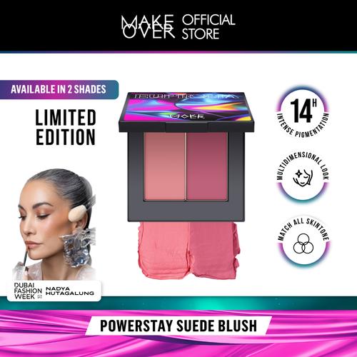 Promo [NEW Limited Edition] MAKE OVER Powerstay Suede Blush - Euphoria ...