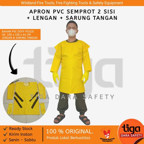 Jual Apron Semprot dan Industri PVC 2 sisi uk. 100 cm x 100 cm x 64 cm ...
