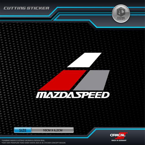 Jual Sticker Cutting Mazdaspeed Logo Stiker Kaca Body Mobil - Kota Bogor - AC Sticker Concept ...