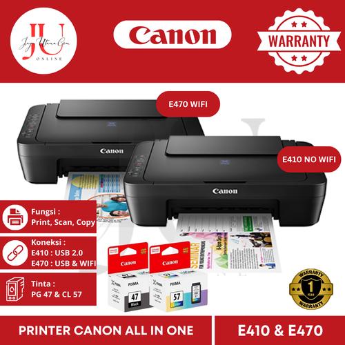 Promo Printer Canon Pixma E410 (Print Scan Copy) E 410 / Canon E-410 ...