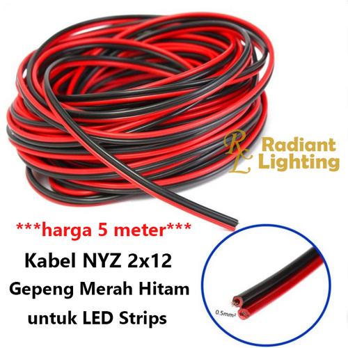 Jual Kabel NYZ 2x14 Gepeng Merah Hitam Serabut - Ecer 5 meter - Jakarta ...