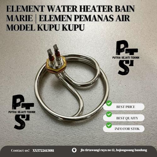 Jual Element Water Heater Bain Marie | Elemen Pemanas Air Model Kupu ...