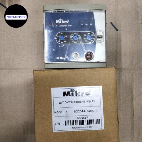 Jual MIKRO relay overcurrent MK204A-240A-50HZ-240V - Kab. Bogor - NR ...
