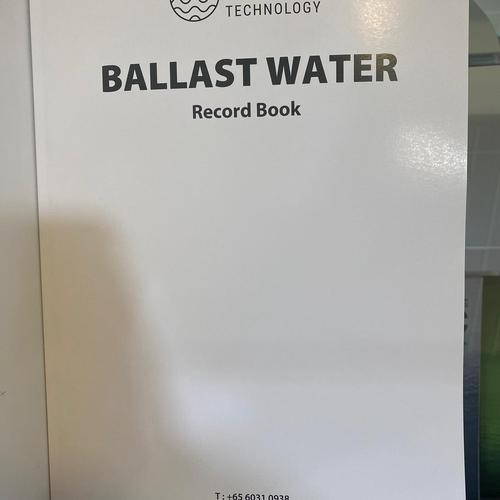 Jual BALLAST WATER RECORD BOOK s - Jakarta Utara - PRABU.SHOP | Tokopedia