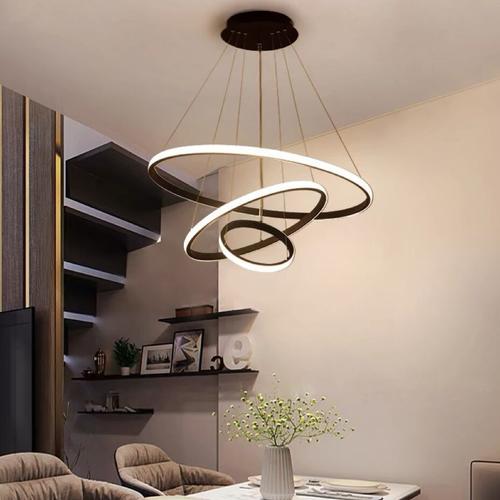 Jual Lampu Plafon LED Gantung Ring Bulat Minimalis Nordic Ceiling Light ...