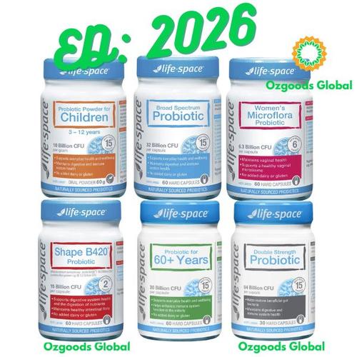 Jual LIFE SPACE PROBIOTIC Broad Spectrum / 60 Years / Double ...