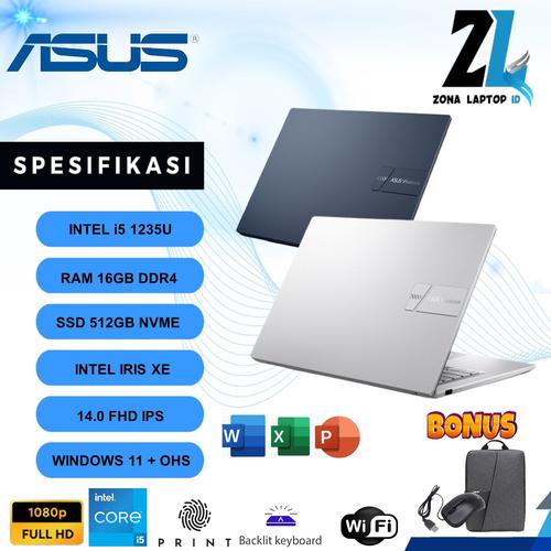 Jual Asus Vivobook 14 A1404ZA VIPS558 Core i5 1235U 16GB 512GB SSD ...
