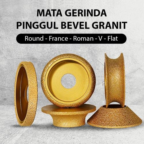 Promo Mata Gerinda Pinggul Granit Diamond Grinding Wheel Bevel Edge ...
