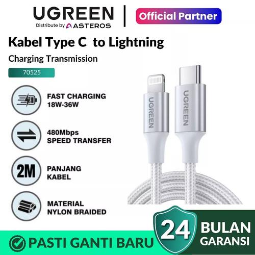 Jual UGREEN Kabel Data Lightning Mfi For iPhone 11 12 13 14 15 Fast ...