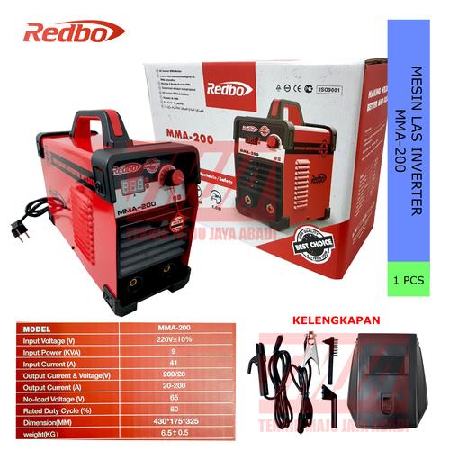 Jual REDBO Mesin Las Welding Inverter MMA-200 A - Jakarta Barat - Teknik Maju Jaya Abadi | Tokopedia