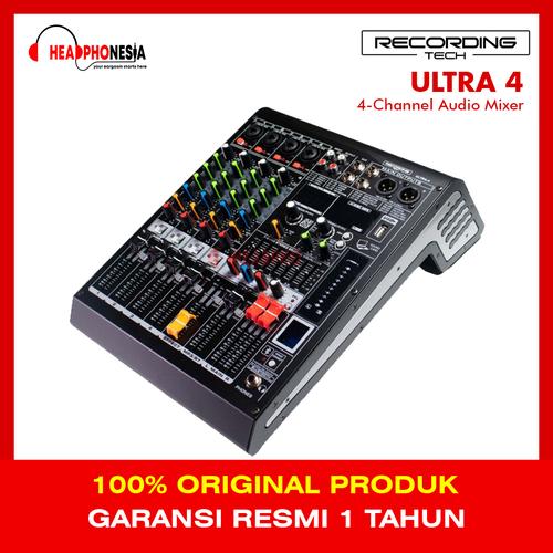 Jual Recording Tech Ultra 4 Mixing Console | Audio MIxer 4 Channel ...