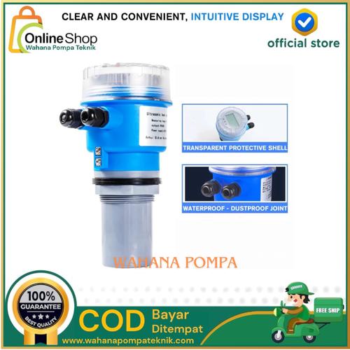 Jual Ultrasonic Water Level Sensor IP68 Waterproof 4 20ma & RS485 - 4 ...