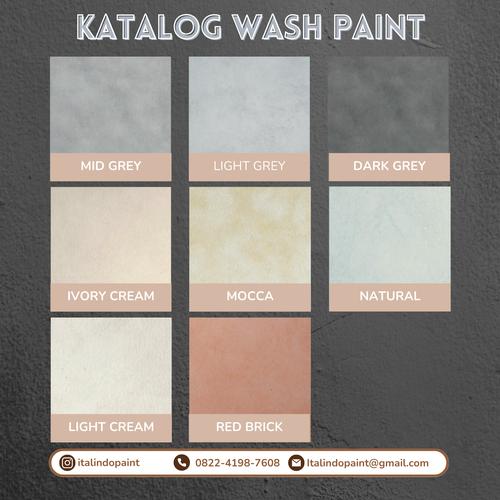 Jual Paket cement wash paint 100m² | cat tembok wash motif semen ekspos ...