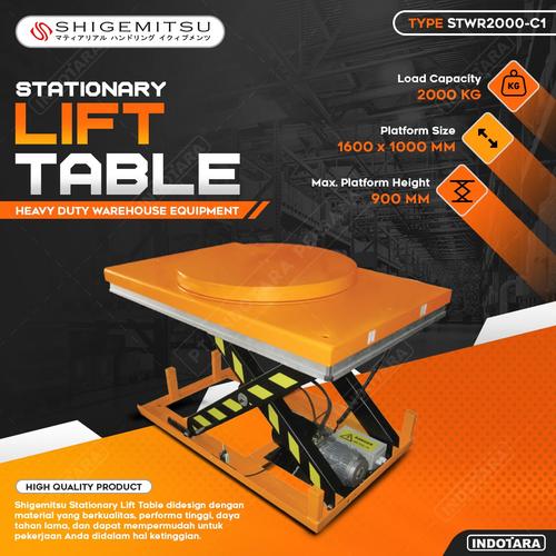 Promo 2Ton Lift Table / Shigemitsu Warehouse Equipment Lift Table ...