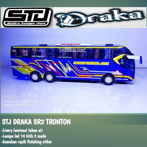 Jual Miniatur Bus STJ Draka Miniatur Bis Sudiro Tungga Jaya Draka ...