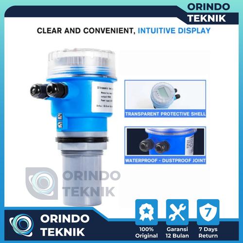 Jual Ultrasonic Water Level Sensor IP68 Waterproof 4 20ma & RS485 - 4 ...