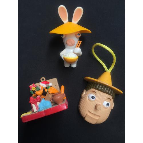 Jual Figure Rabbids Invasion Goofy Coca Cola + Bonus Pinochio Shrek ...