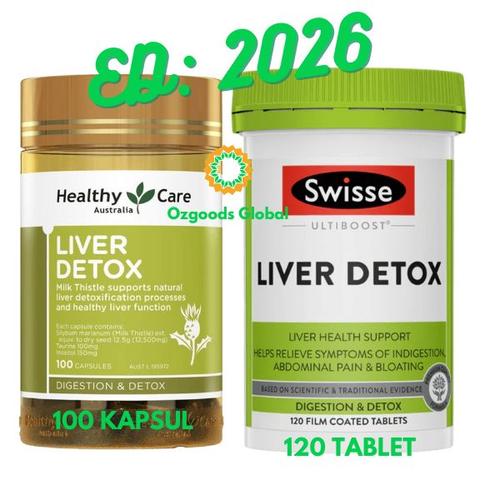 Jual Healthy Care Swisse Ultiboost Liver Detox - AUSSIE - SW ISI 120 ...