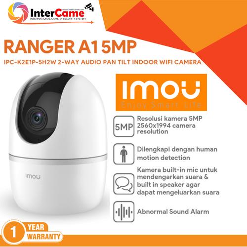 Jual CCTV IMOU RANGER A1 5MP IPC-K2E1P-5H2W 2-WAY AUDIO PAN TILT INDOOR WIFI CAMERA - Kamera ...