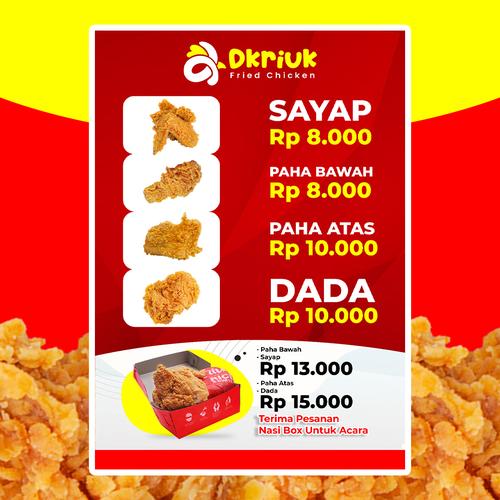 Jual Sticker Media Promosi Dkriuk A3 - Hot - Kota Bogor - Dkriuk ...