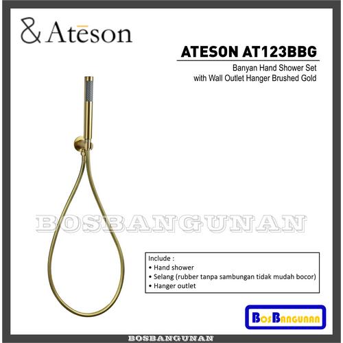 Jual Jet Shower Set ATESON AT123BBG / Banyan Hand Shower Set with Wall ...