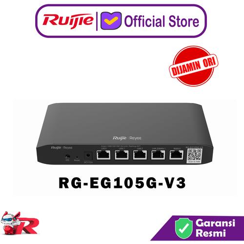 Promo Ruijie RG-EG105G-V3 Reyee Cloud Managed Router Cicil 0% 3x ...