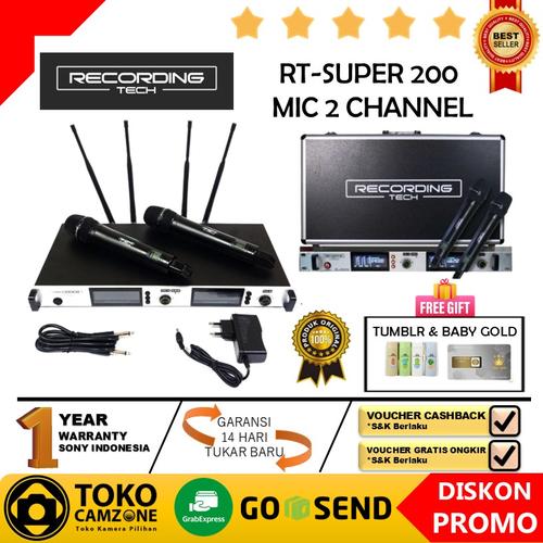 Jual Recording Tech RT Super 200 super200 Wireless Microphone - Jakarta ...