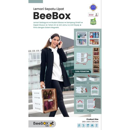 Jual Napolly Locker Box BeeBox BB126 / Lemari Sepatu Lipat / Rak Serba Guna - Dus Pabrik Saja ...