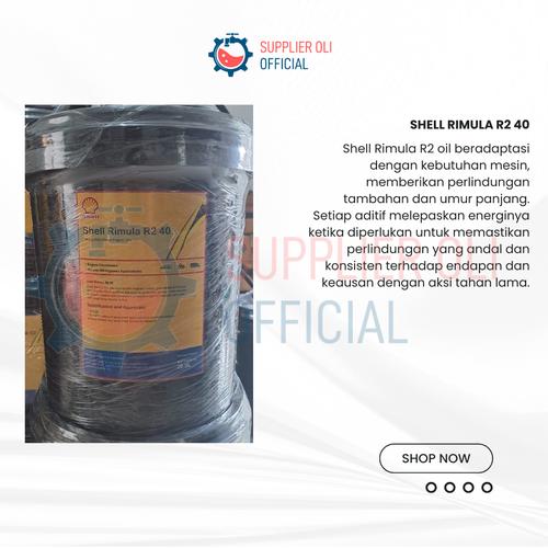 Jual Shell Rimula R2 40 - Heavy Duty Diesel Engine Oils - Pail - Kab ...