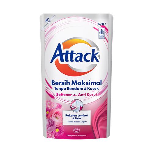 Jual Attack Detergent Cair + Softener 3D Clean Action 750mL - Jakarta ...