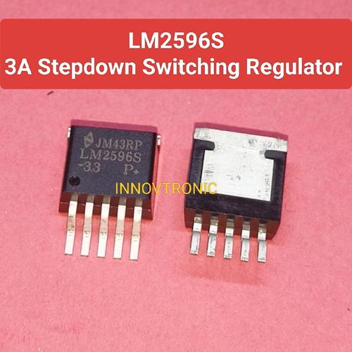 Jual IC LM2596S LM2596 SMD 3A DC1.23V - 37V PWM Stepdown DC Converter - Kota Surabaya ...