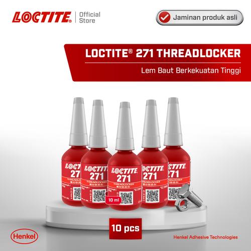 Promo (10 PCS) Henkel LOCTITE 271 THREADLOCKER Lem Baut 10 ml Cicil 0% ...