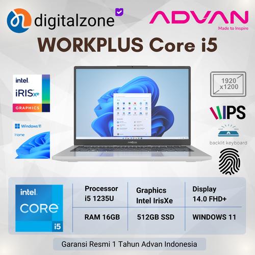 Promo Advan WorkPlus i5 1235U Advan WorkPlus Core i5 1235U WorkPlus Intel Cicil 0% 3x - Jakarta ...