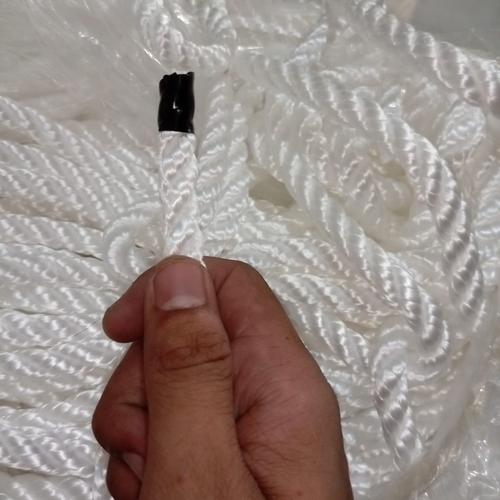 Promo Tali Tambang Nylon 10mm 50 Meter Nilon Putih Kuat & Tahan Gesekan ...