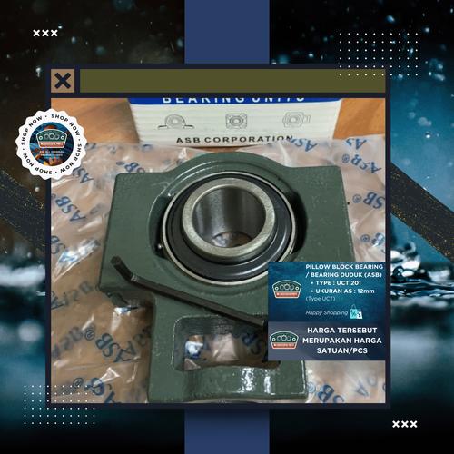 Jual BEARING UCT 201 as 12 MM ASB PILLOW BLOCK - Jakarta Pusat - MS ...