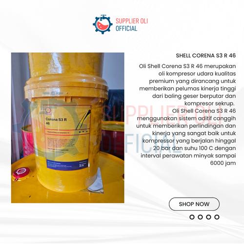 Jual Oli Shell Corena S3 R 46- Oli Kompresor Shell 20 Lt original asli ...