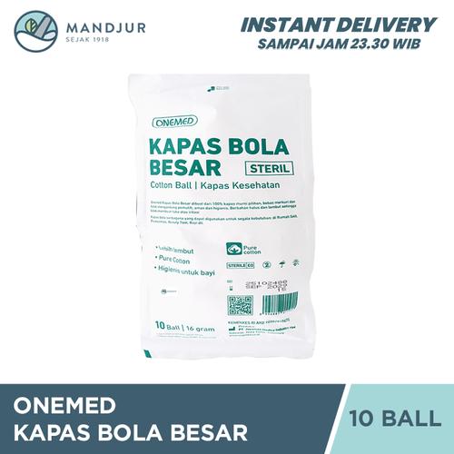 Jual Onemed Kapas Bola Besar 10 Ball - Kapas Steril Bola - Jakarta ...