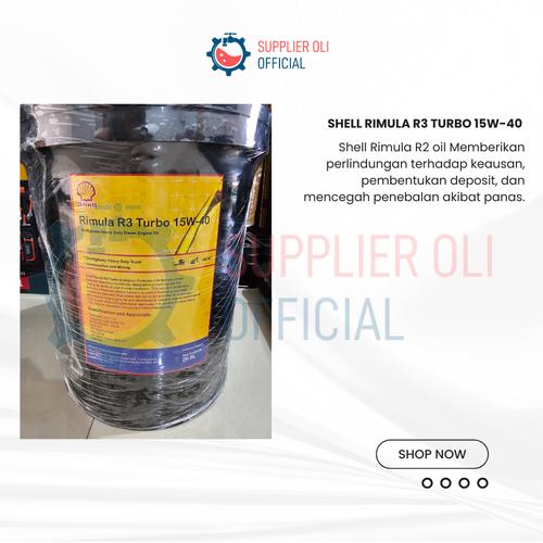Jual Shell Rimula R3 Turbo 15W-40 - Heavy Duty Diesel Engine Oils ...